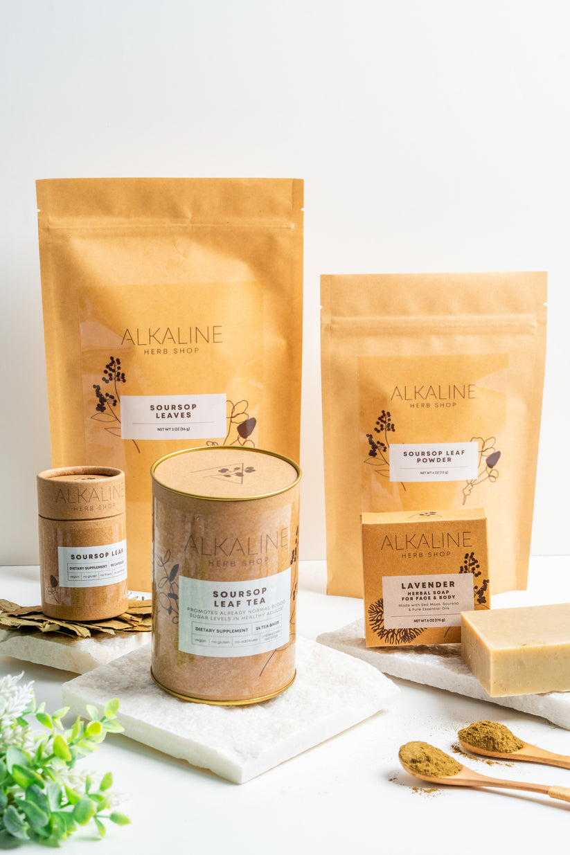 Soursop Leaf Supplement Capsules - Alkaline Herb Shop