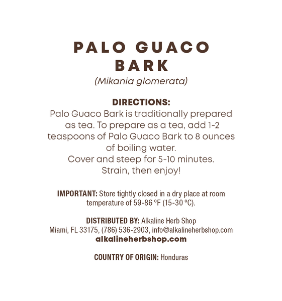 Buy Palo Guaco | Palo Guaco Herb Benefits & Uses – Alkaline Herb Shop