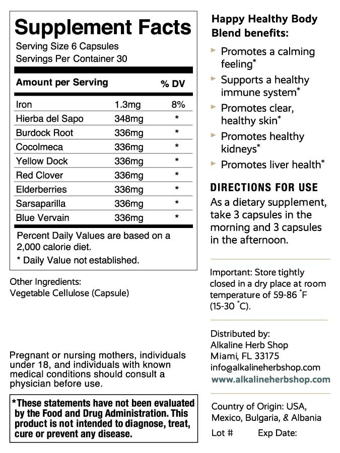 The Body Essentials Bundle: Supports Overall Well-being – Alkaline Herb ...